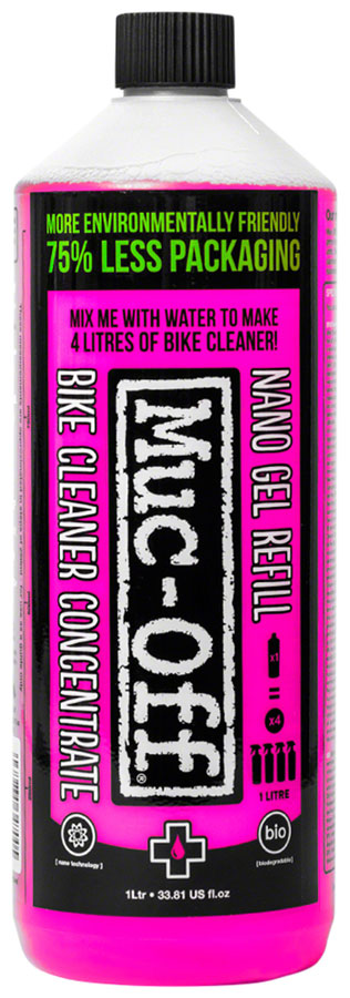 Muc-Off Nano Tech Gel Concentrate Cleaner: 1L Bottle – BIKEFACTORYHawaii